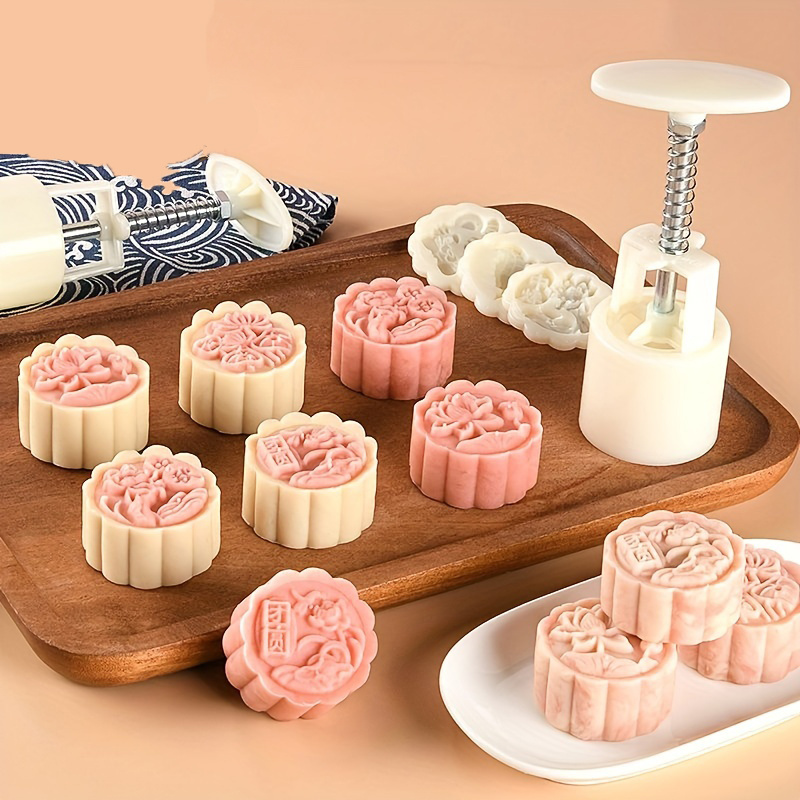 Create Unique Flower-Shaped Mooncakes with This 1pc Mooncake | Inspire ...