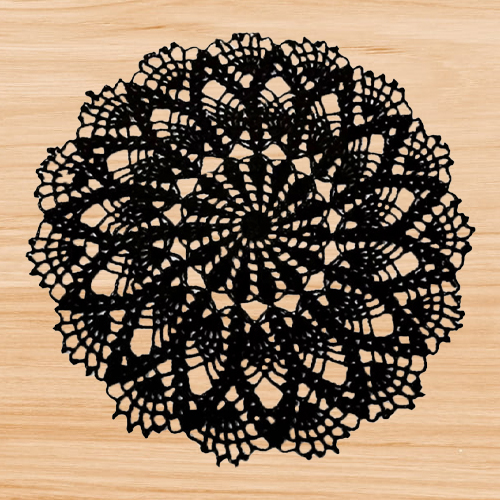 Crochet Round Doily Pdf Pattern | Inspire Uplift