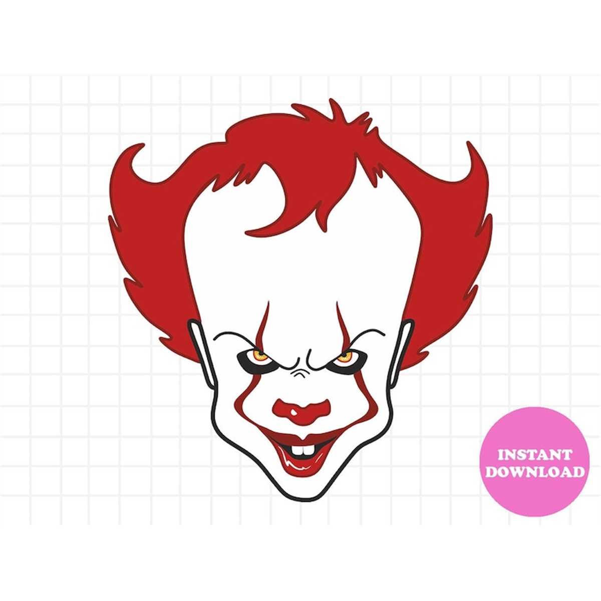 Pennywise Svg Layered Item, It Penny Wise Clipart, Cricut, - Inspire Uplift