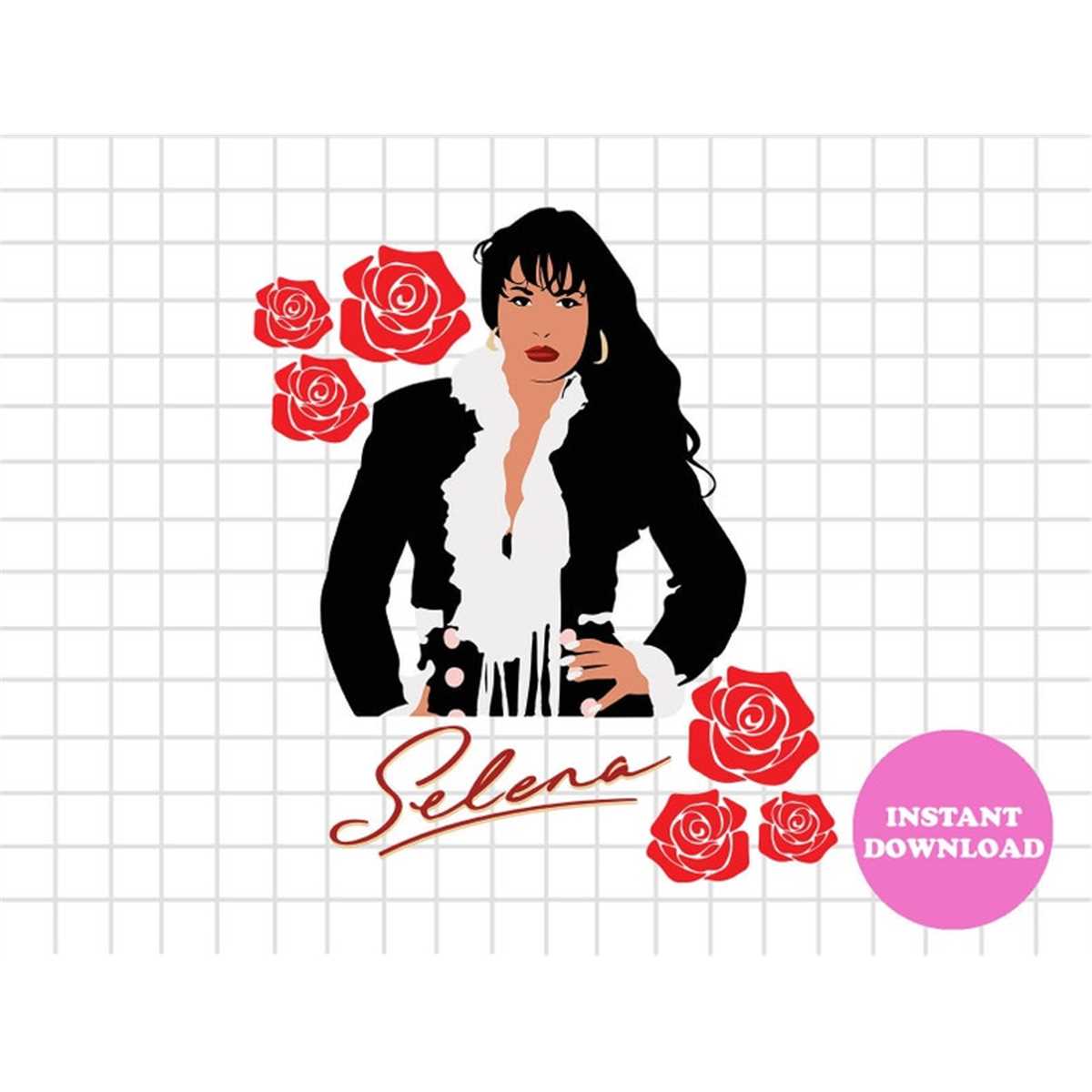 Selena Quintanilla Svg Layered Item, Quintanilla Clipart, Cr | Inspire ...