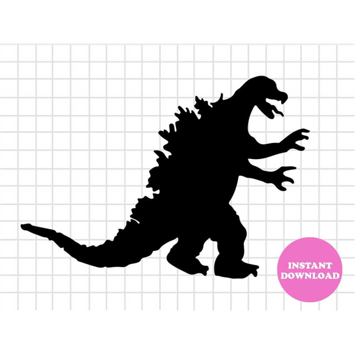 Godzilla Kong Svg Layered Item, Clipart, Cricut, Digital Vec - Inspire ...
