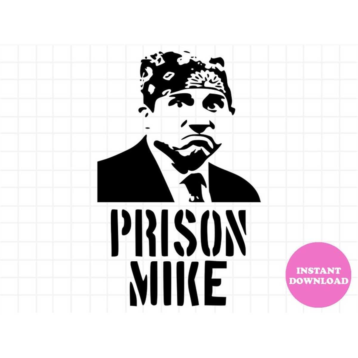 Prison Mike Svg Layered Item, Clipart, Cricut, Digital Vecto | Inspire ...