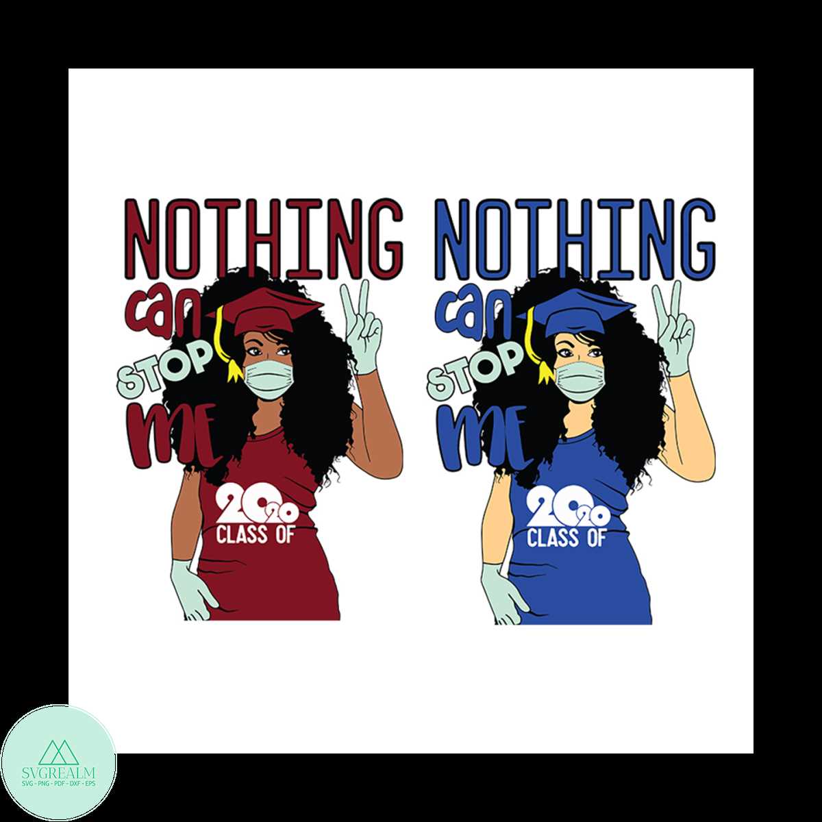 Nothing can stop me class of 2020 bundle svg, black girl svg | Inspire ...