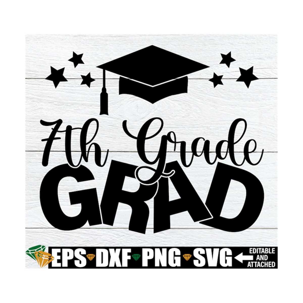 7th Grade Graduation, 7th Grade Graduation Shirt svg, 7th Gr | Inspire ...