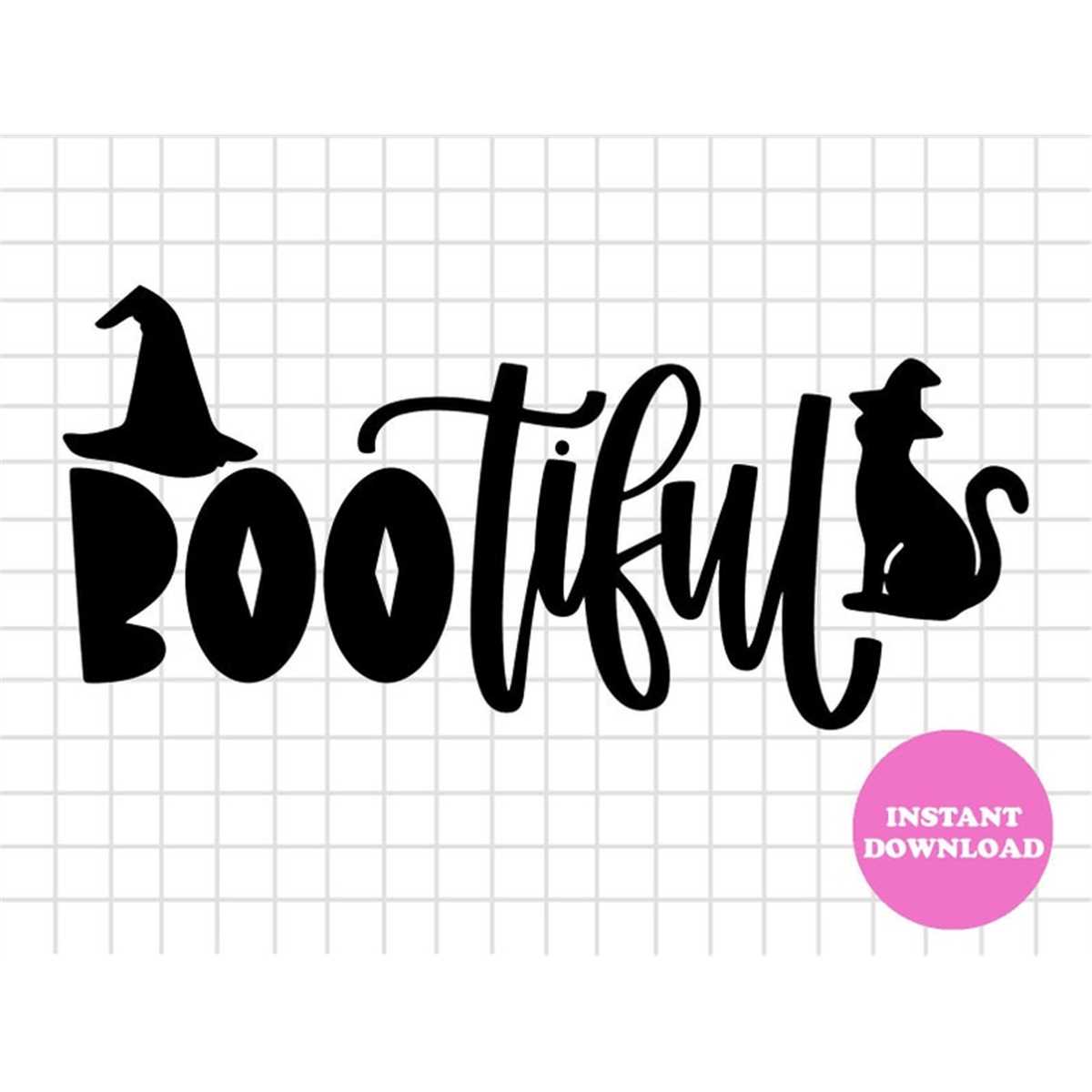 Bootiful Svg Layered Item, Clipart, Cricut Digital Vector Cu - Inspire ...