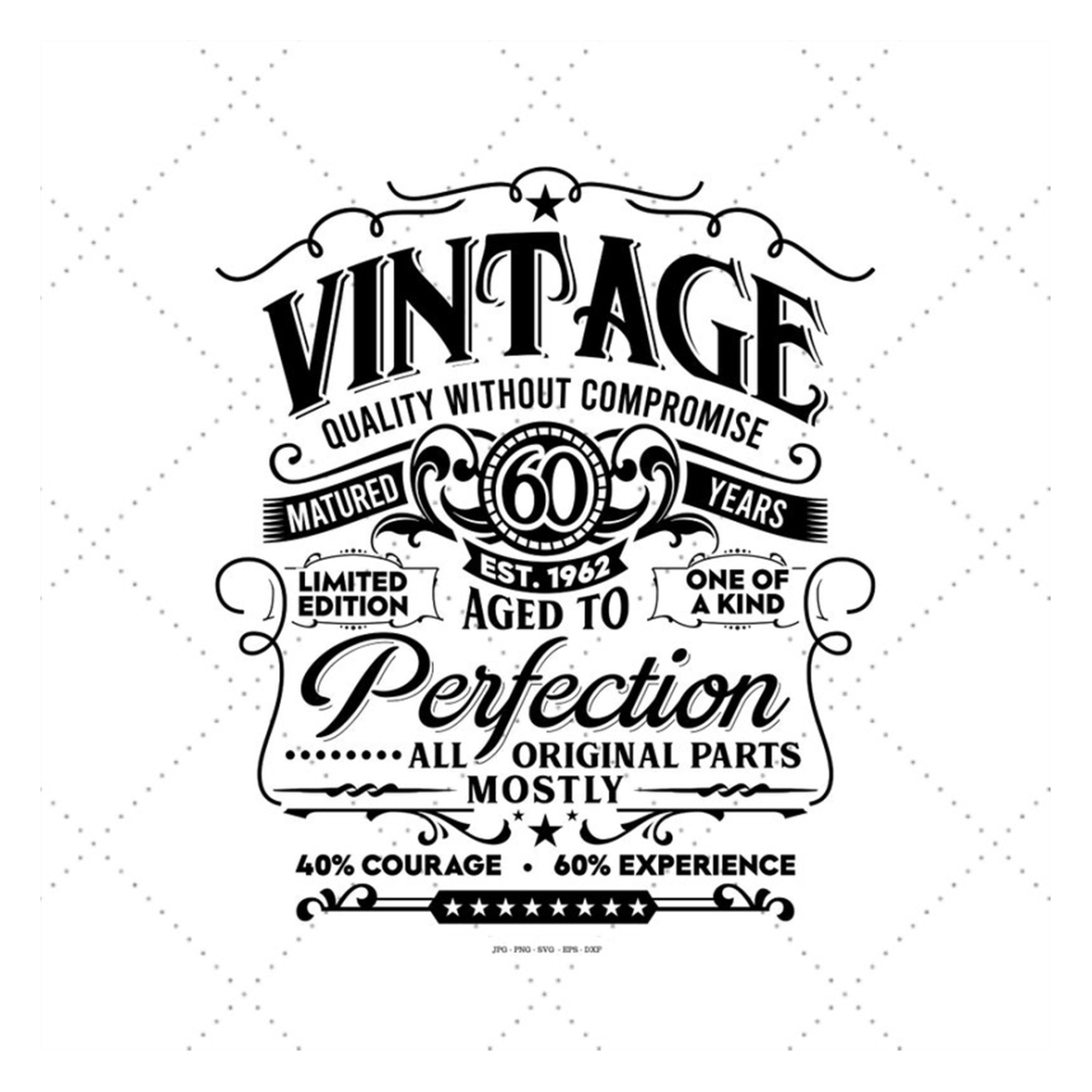 60th Birthday Svg, 60th Birthday Gift, 60th Birthday, 60th B | Inspire ...