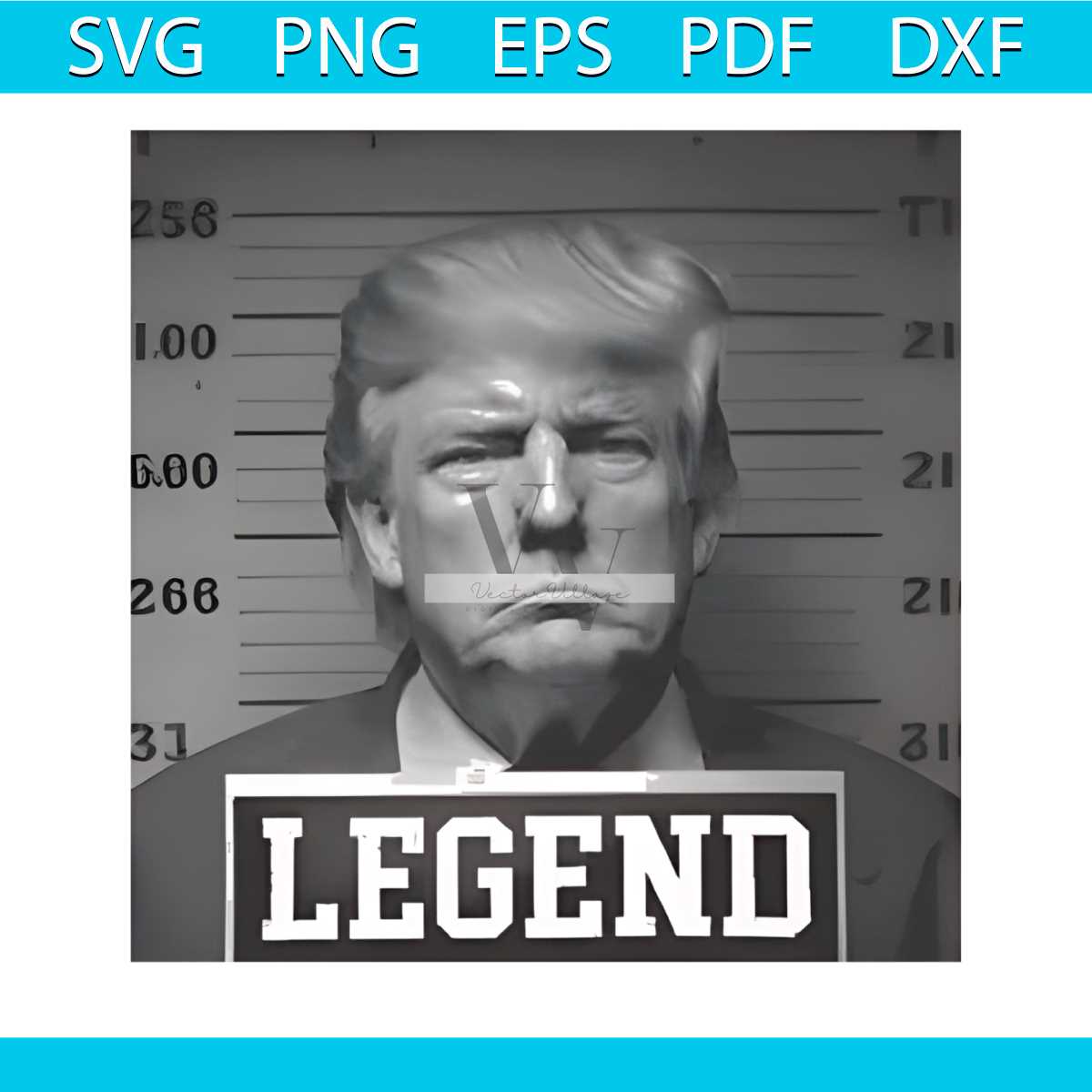 Trump Mugshot PNG Donald Trump Legend PNG Download | Inspire Uplift