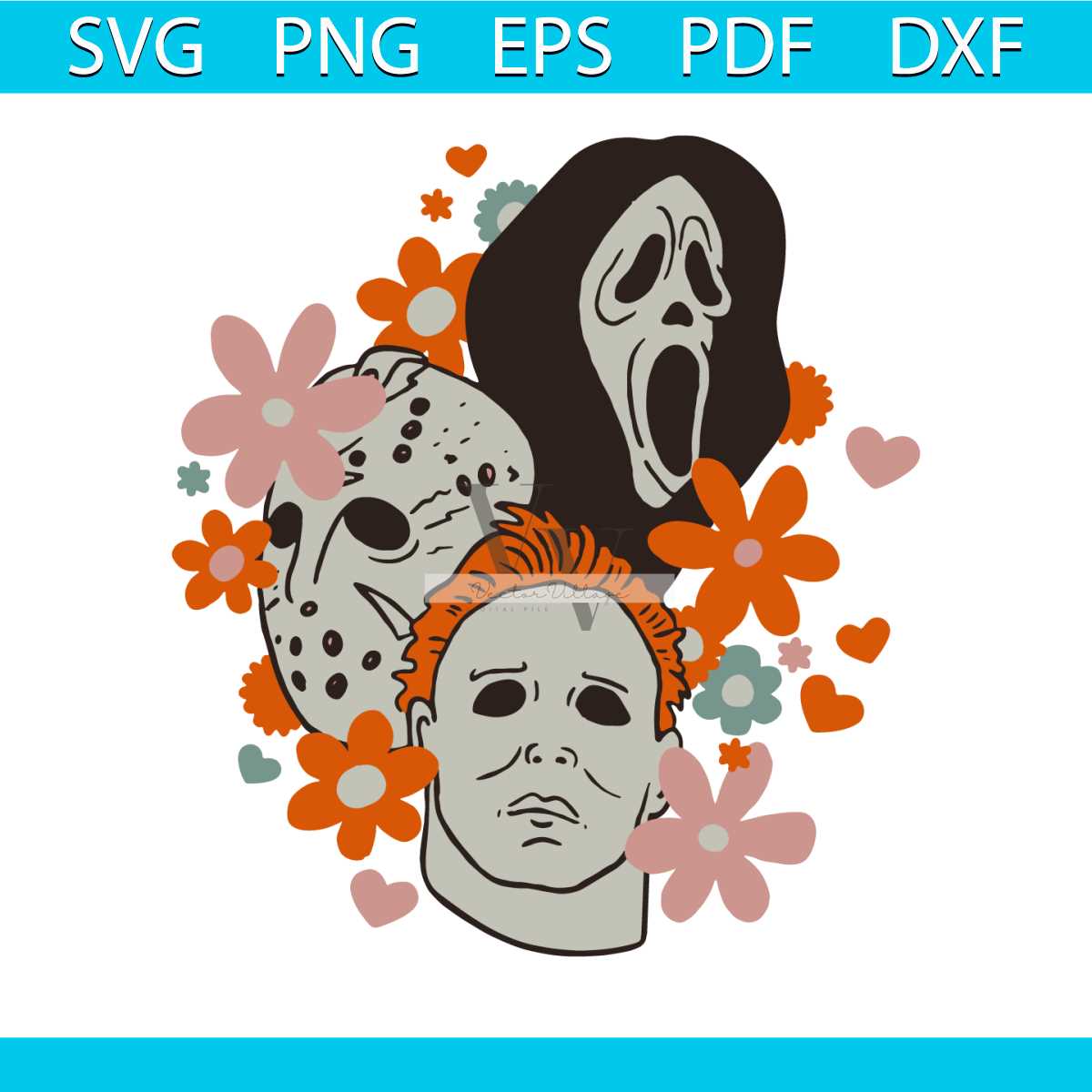 Vintage Scream Movie Halloween SVG Graphic Design File | Inspire Uplift
