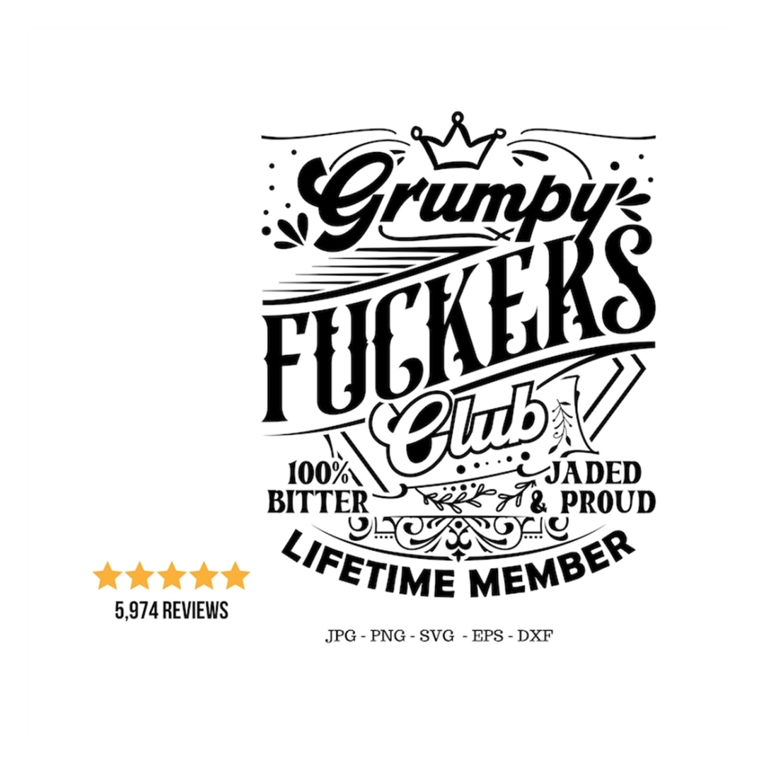 Grumpy Old Man Svg, Funny Dad Gift Svg, Mean Old Man Svg - Inspire Uplift