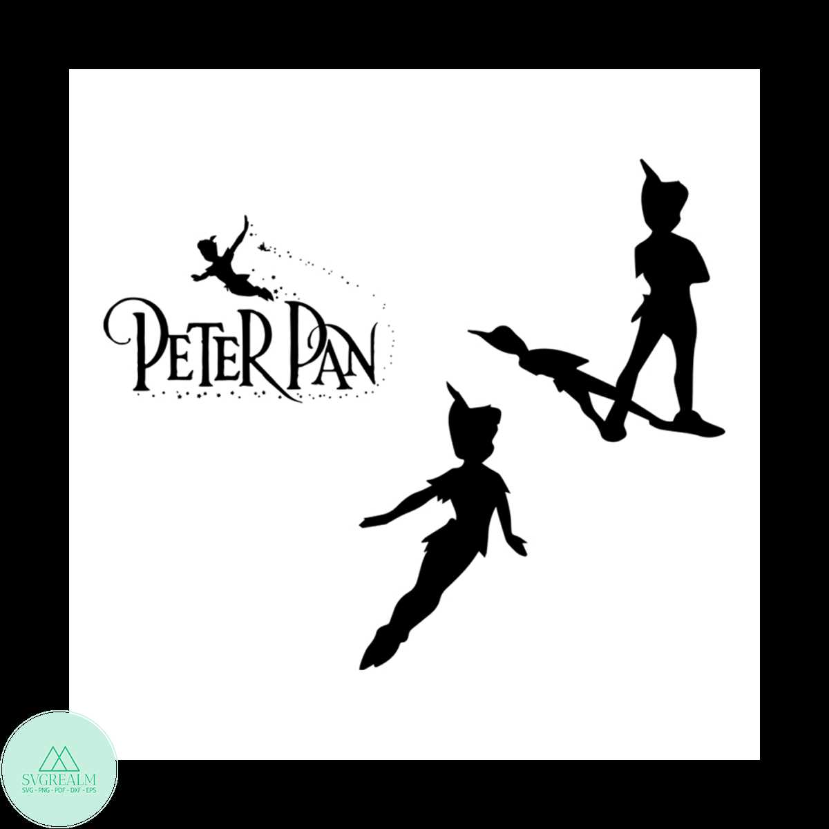 Peter Pan Silhouettes Bundle File Svg, Disney Svg, Disney Ch | Inspire ...