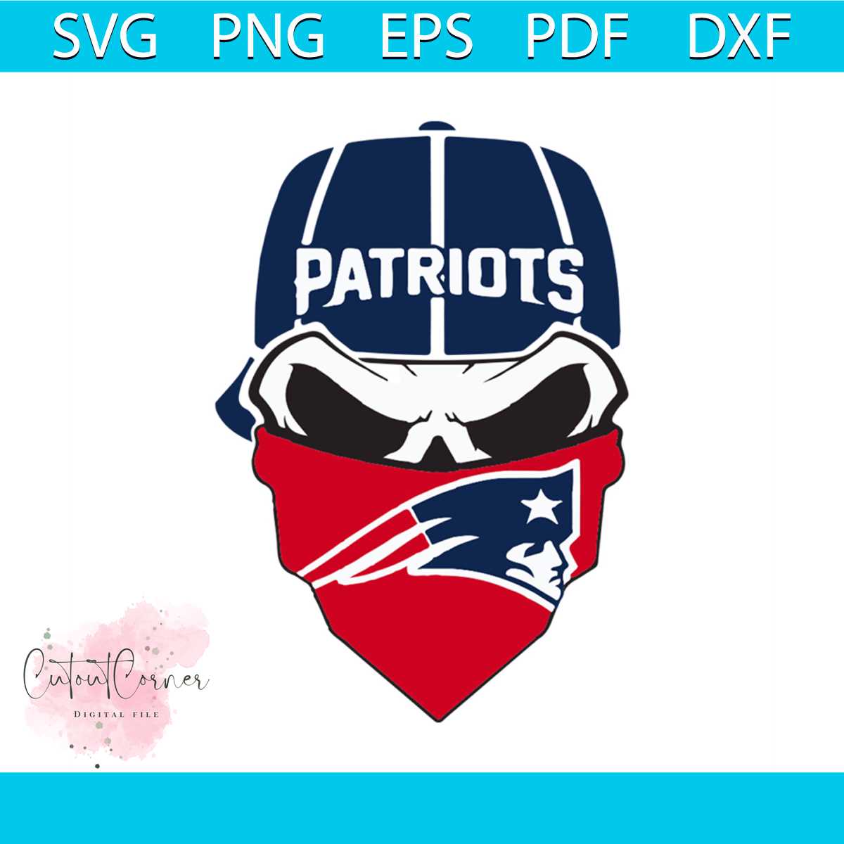 Patriots head skull svg, sport svg, new england patriots svg - Inspire ...