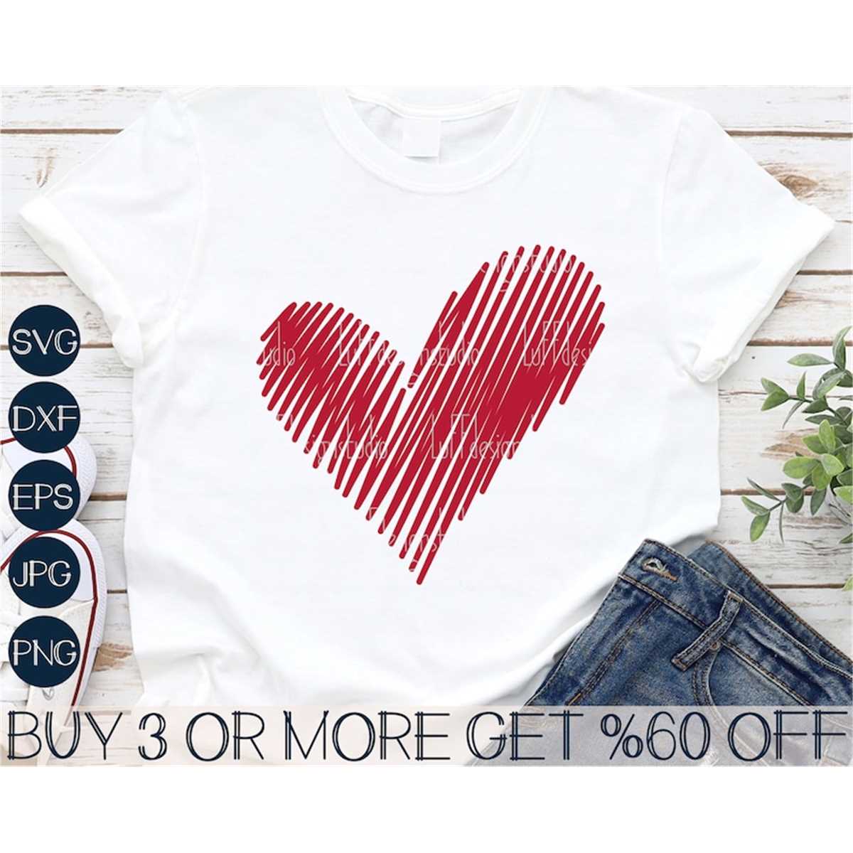 Valentine Heart SVG, Paint Brush Stroke Heart SVG, Valentine | Inspire ...