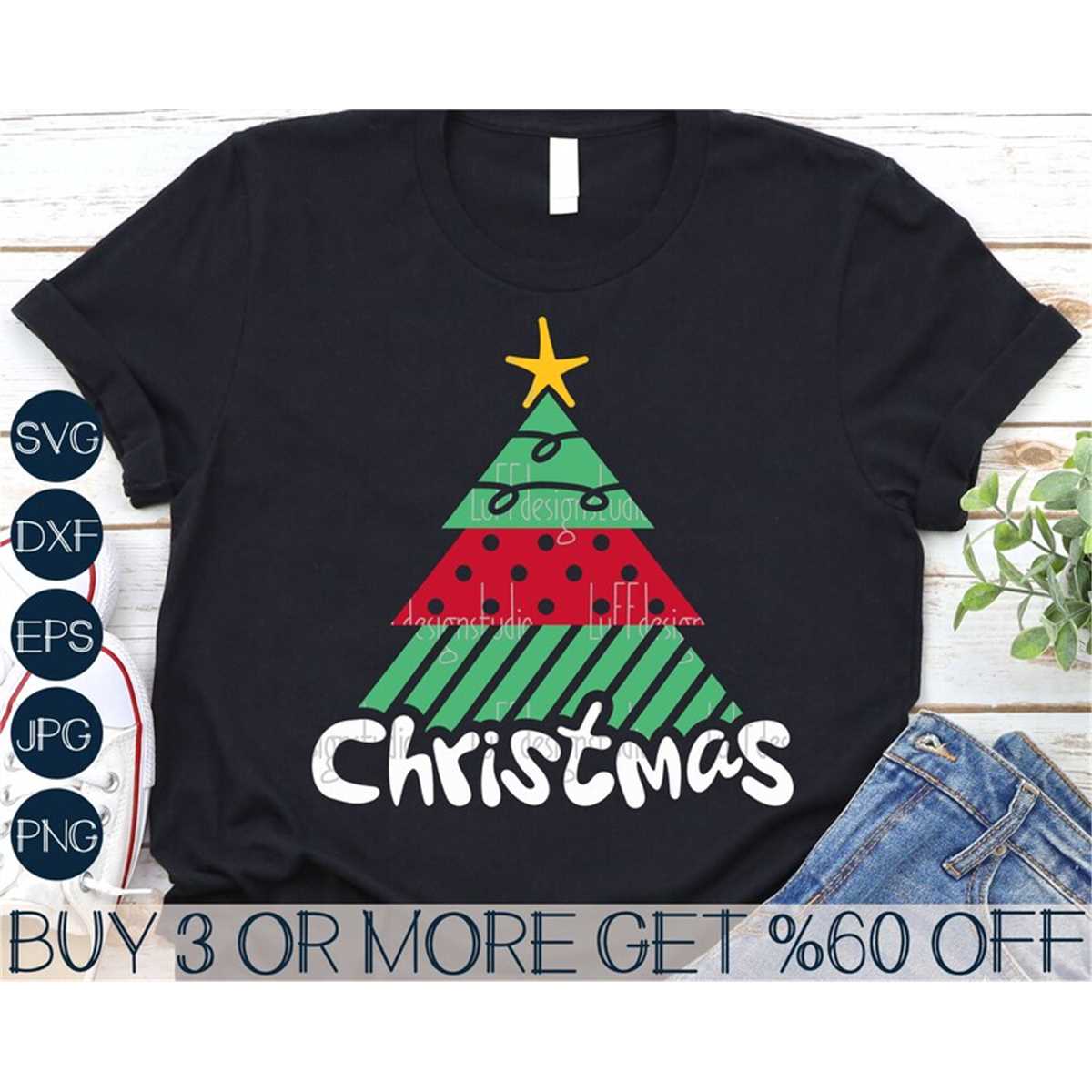 Christmas Tree SVG, Kids Christmas SVG, Funny Christmas Shir - Inspire ...