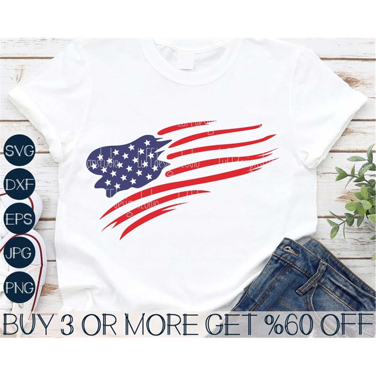 American Flag SVG, 4th of July SVG, Patriotic SVG, Fourth of | Inspire ...