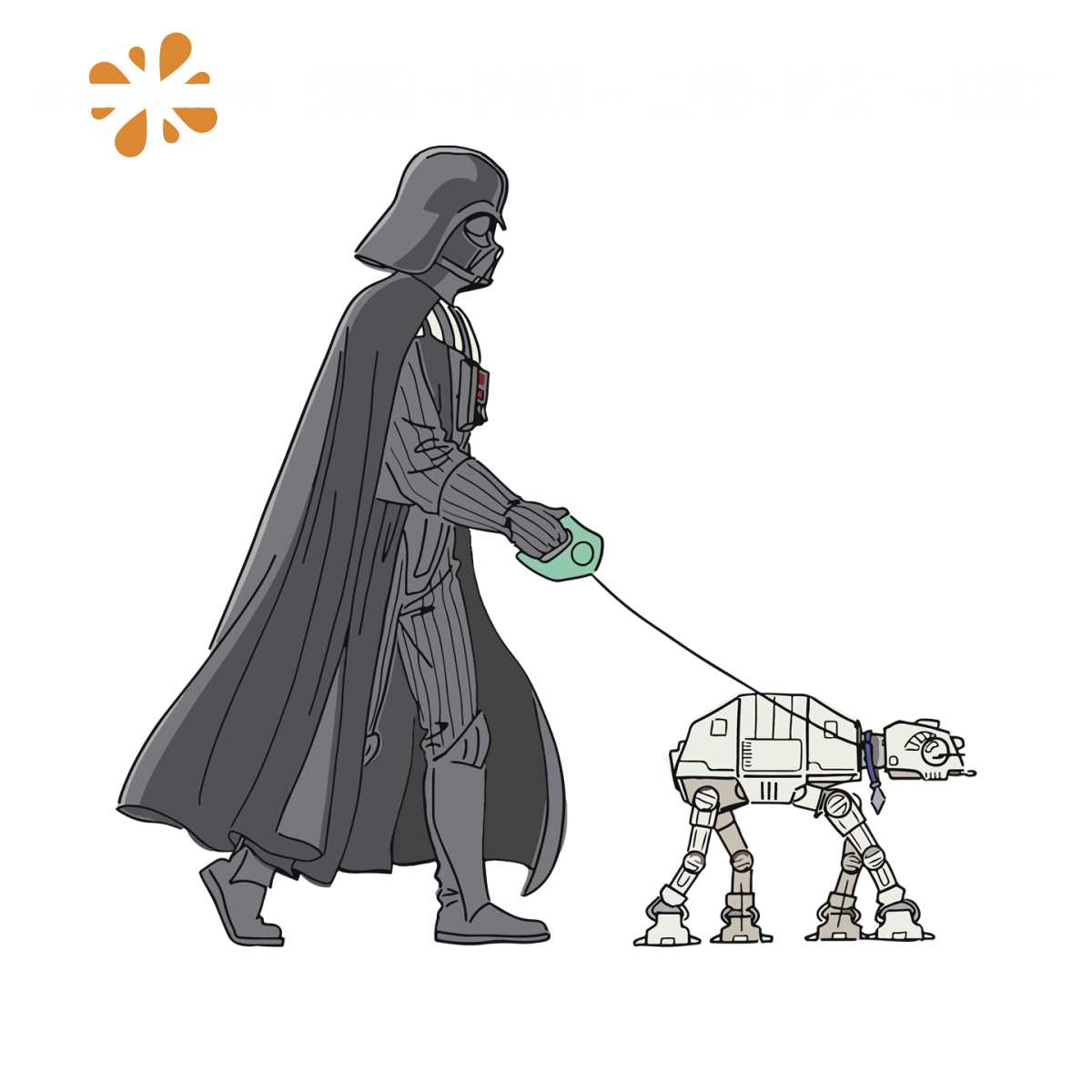 Star Wars Darth Vader and AT AT SVG Graphic Design File | Inspire Uplift