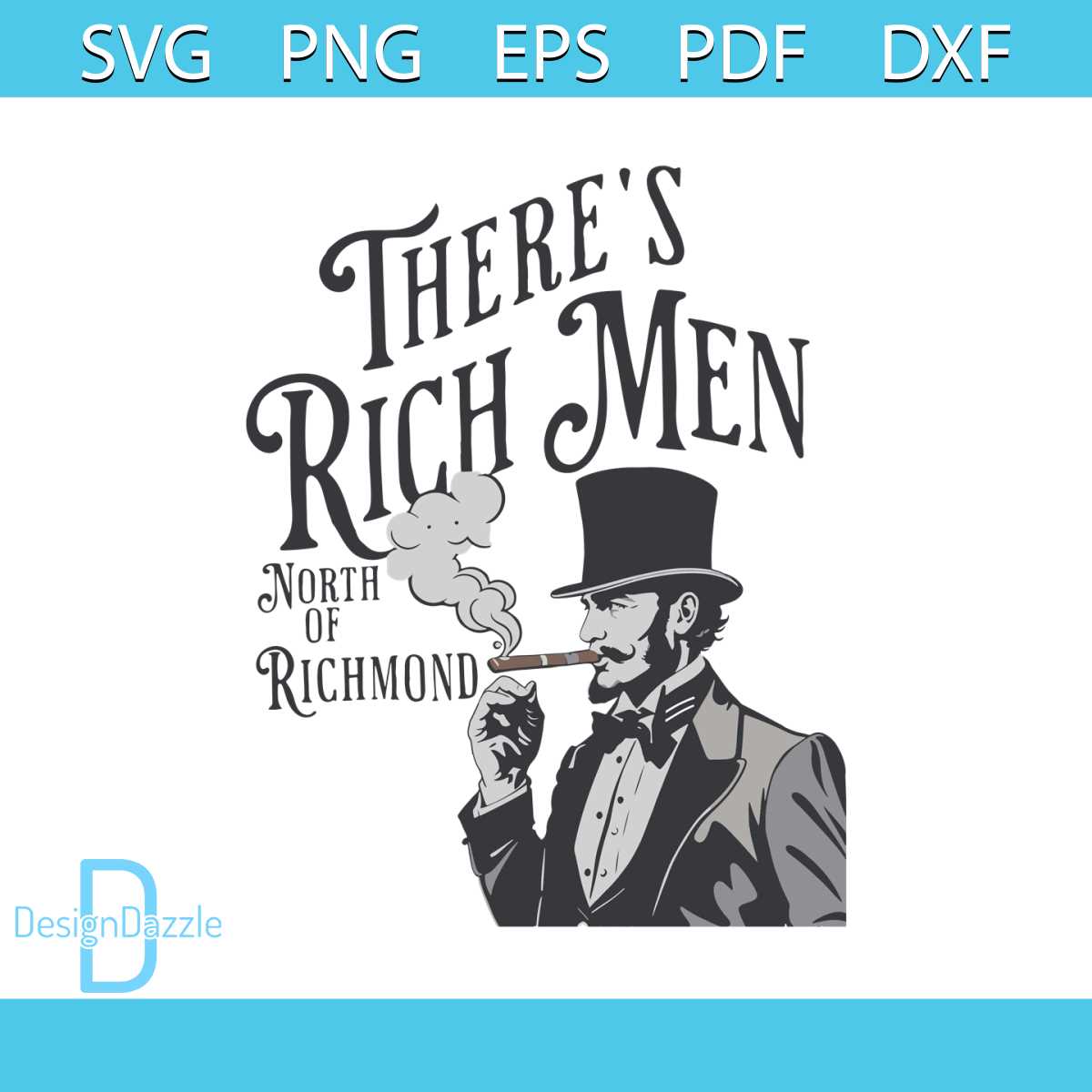 Theres Rich Men North of Richmond SVG Forgotten Man SVG | Inspire Uplift
