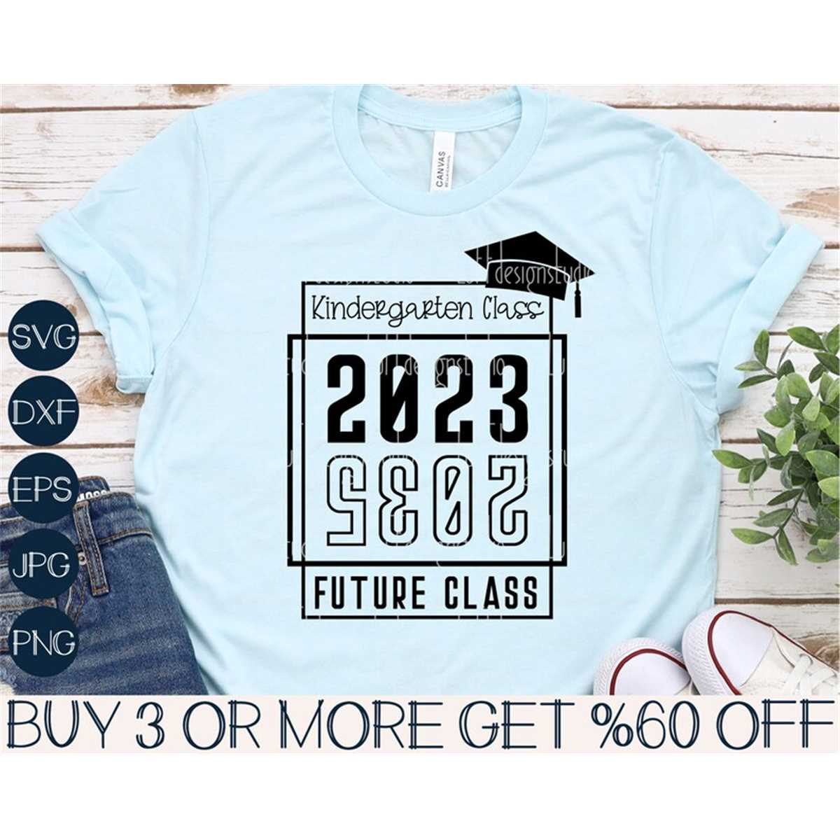 Kindergarten Graduation SVG, Class of 2035 SVG, Kindergarten - Inspire ...