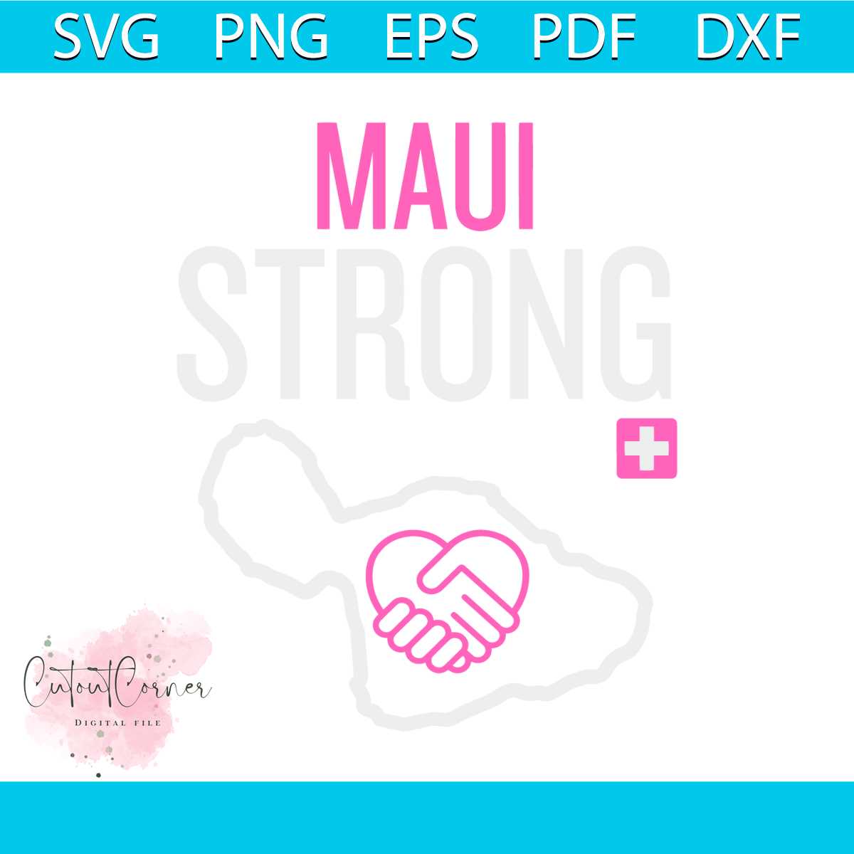 Maui Strong Save Maui SVG Hawaii Fire SVG File For Cricut | Inspire Uplift