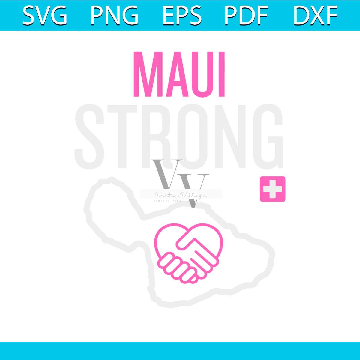 Maui Strong Save Maui SVG Hawaii Fire SVG File For Cricut | Inspire Uplift