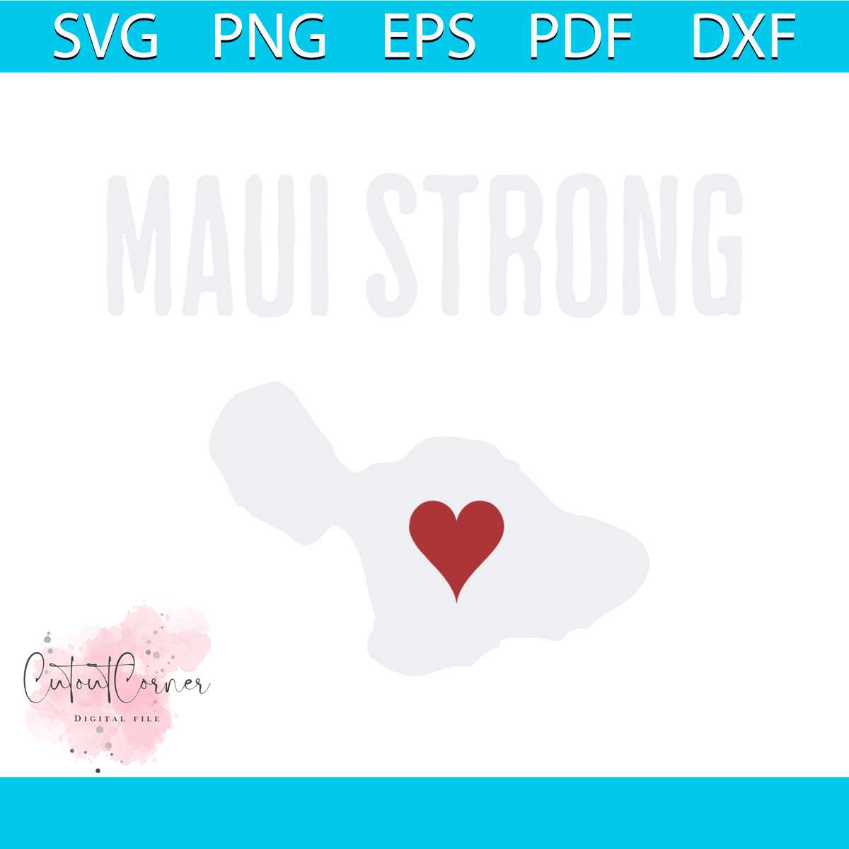 Maui Strong SVG Maui Wildfire Relief SVG Cutting Digital Fil | Inspire ...
