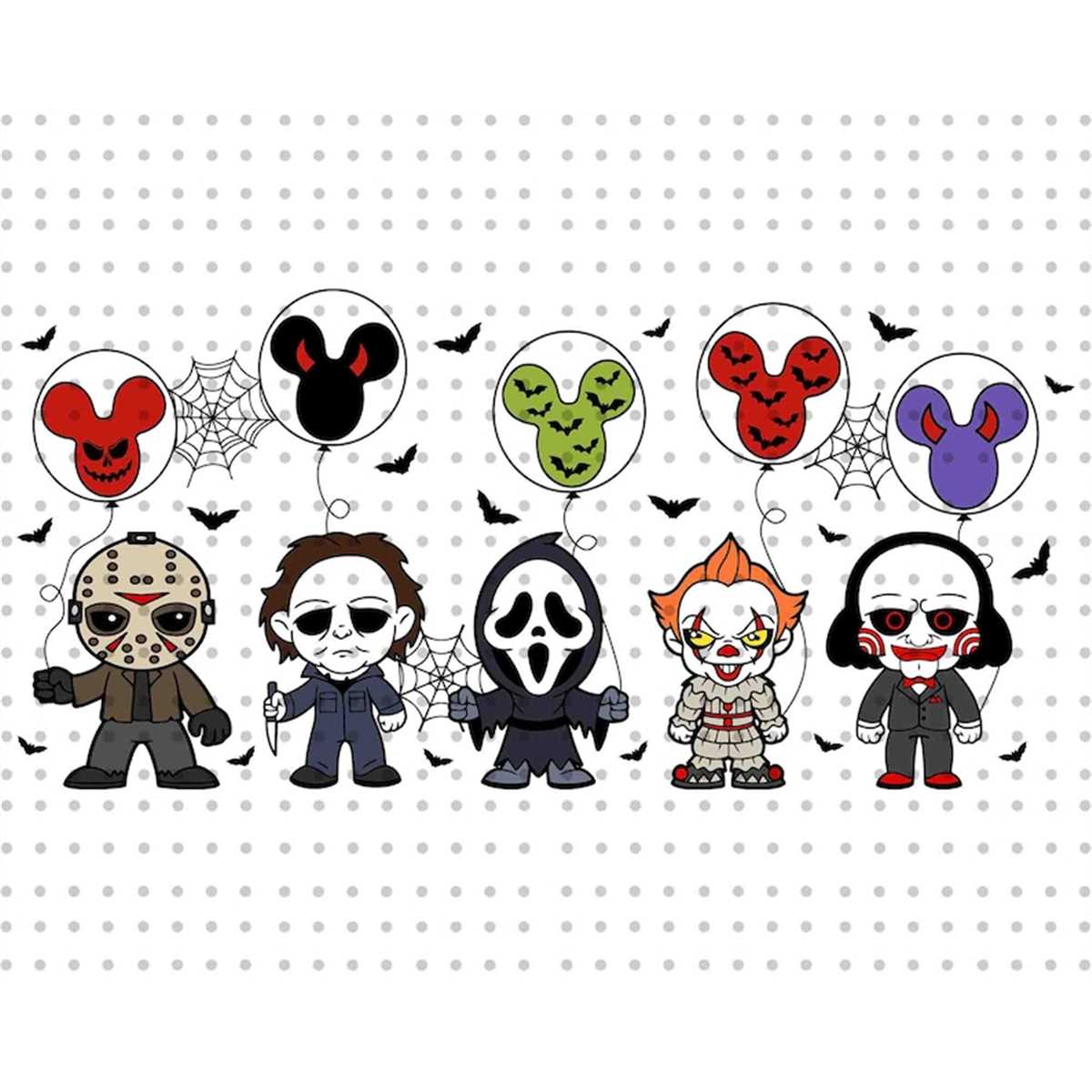 Horror Characters PNG, Horror Friends Png, Horror Halloween | Inspire ...