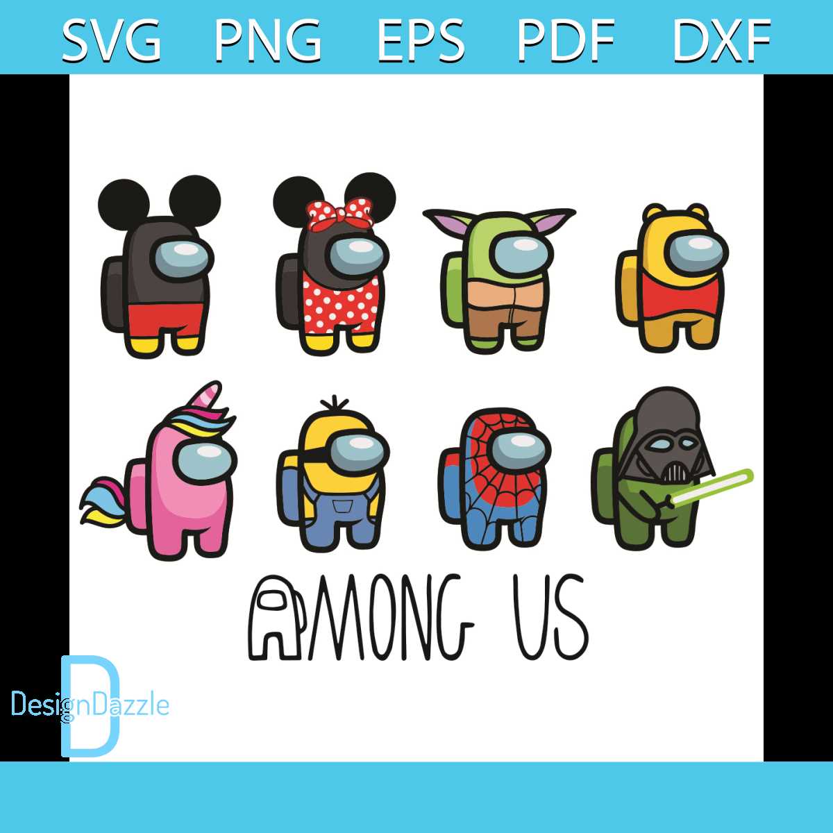 Among Us Bundle Svg, Trending Svg, Among Us Svg, Among Us Ga | Inspire ...