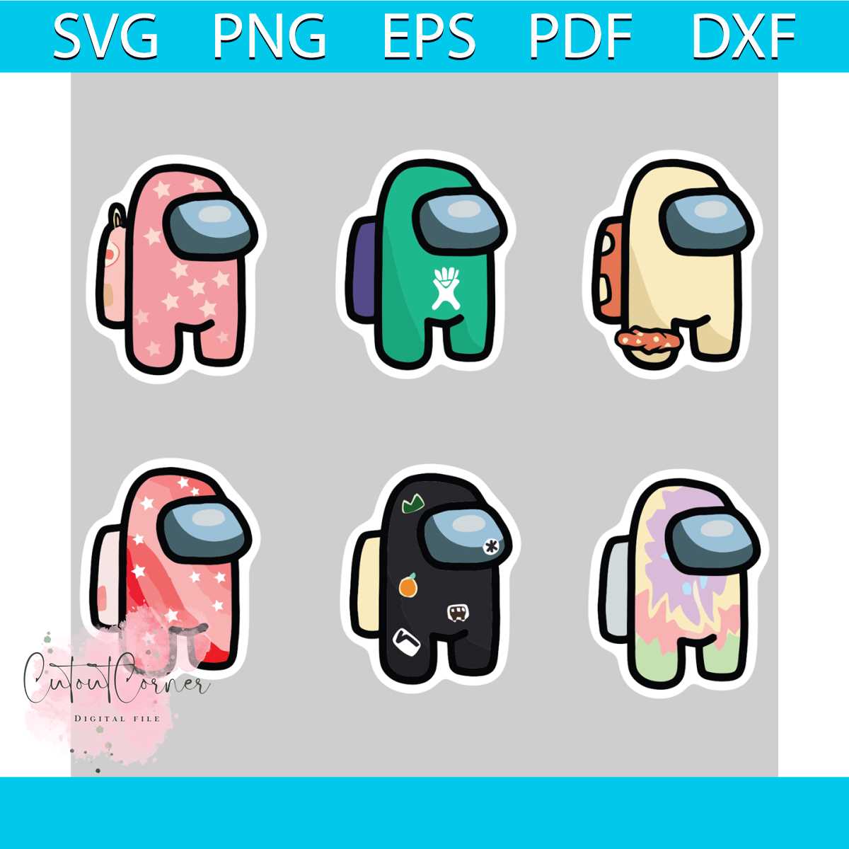 Among Us Bundle Svg, Trending Svg, Among Us Svg, Among Us Ga - Inspire ...