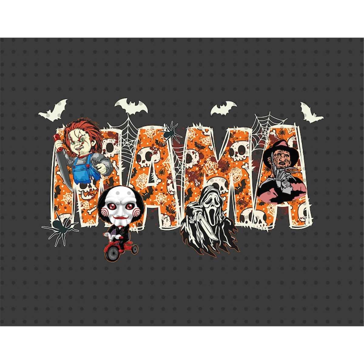 Horror Characters Mama PNG, Spooky Mommy Halloween Png, Horr | Inspire ...