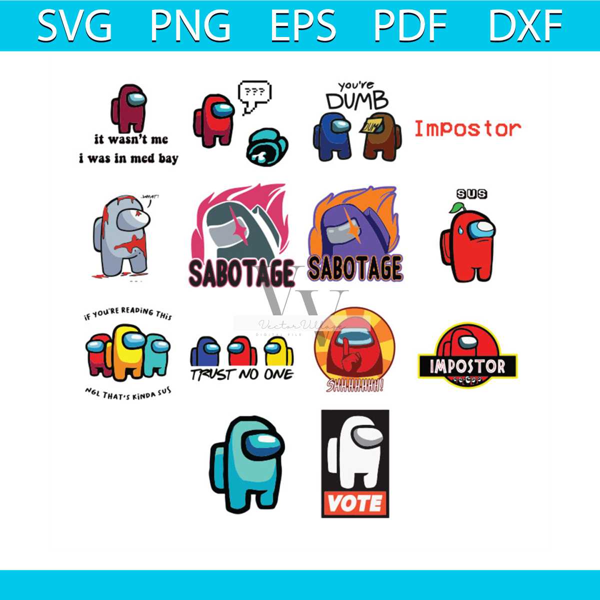 Among Us Bundle Svg, Trending Svg, Among Us Svg, Among Us Ga - Inspire ...