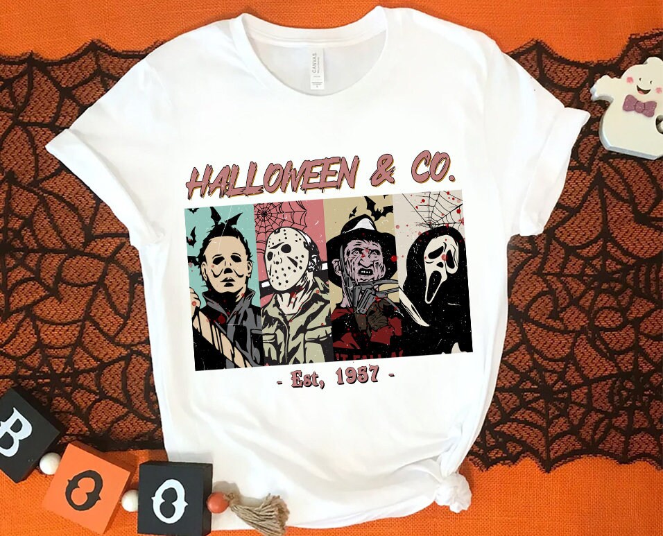 Halloween & Co. Est 1957 PNG, Friend Horror Characters PNG, | Inspire ...