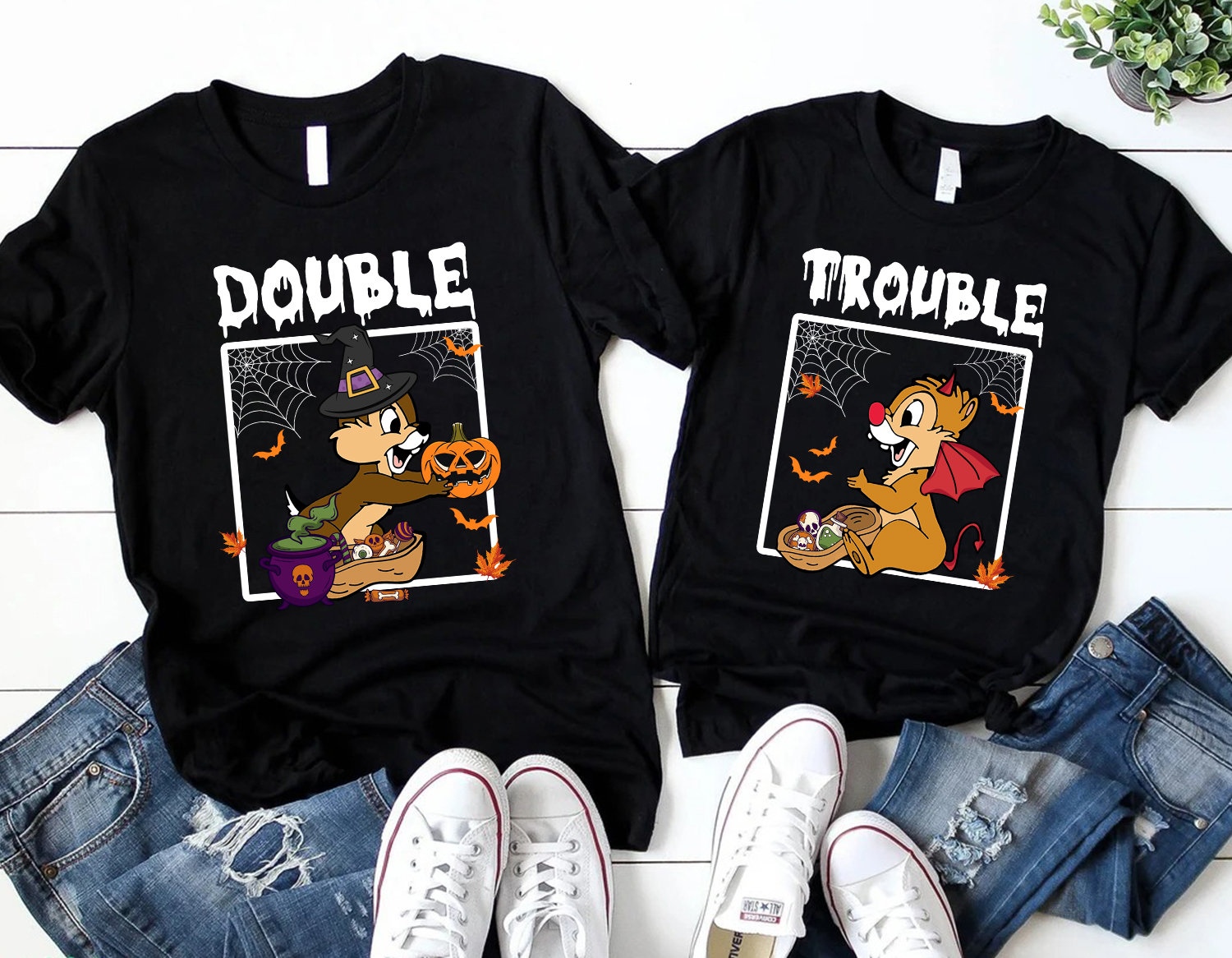 Halloween Chip And Dale PNG, Double Trouble Halloween, Hall | Inspire ...