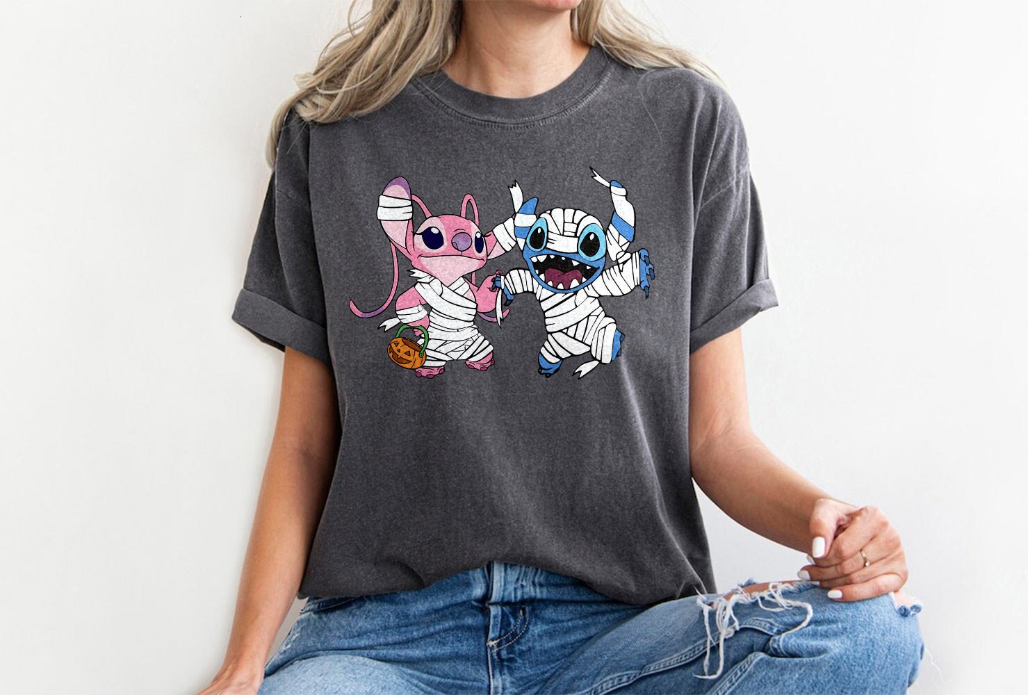 Stitch and Angel Mummies PNG, Halloween Mummies, Lilo and S - Inspire ...