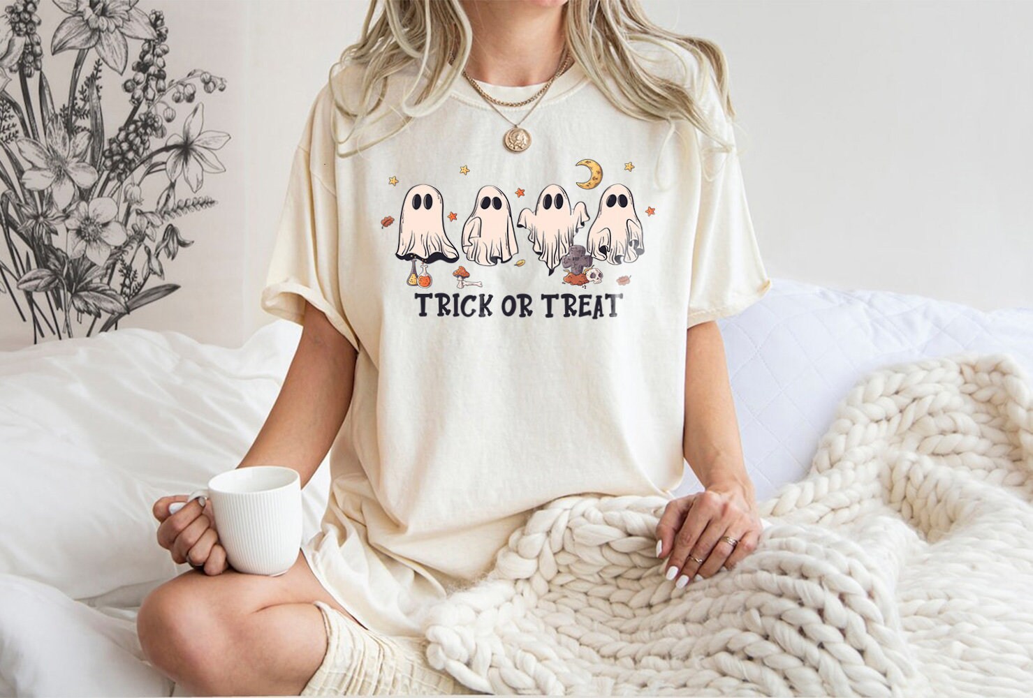 Trick Or Treat PNG, Halloween Ghost Boo Png, Spooky Vibes P - Inspire ...