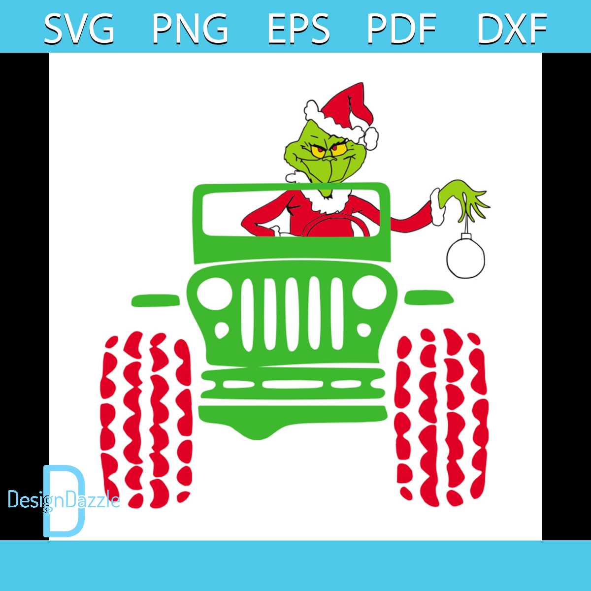 Grinch Jeep Svg | Inspire Uplift