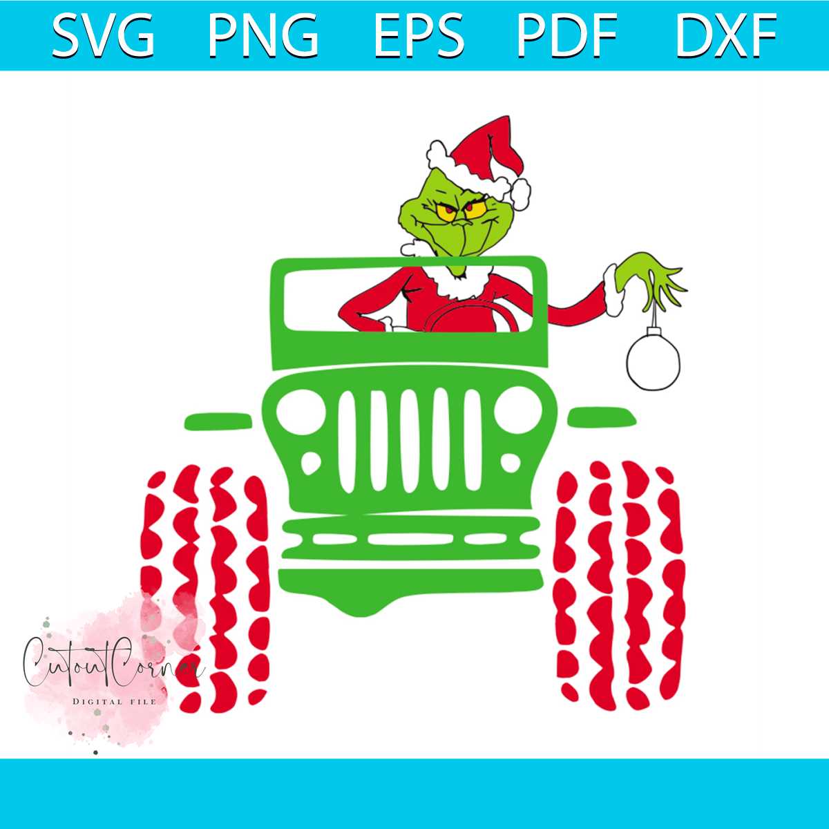 The grinch jeep svg, christmas svg, grinch svg, jeep svg, gr | Inspire ...