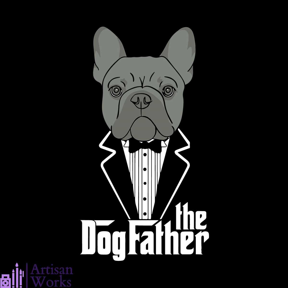 The Bull Dog Father Svg, Father's Day Svg, Bull Dog Svg, Bul | Inspire ...