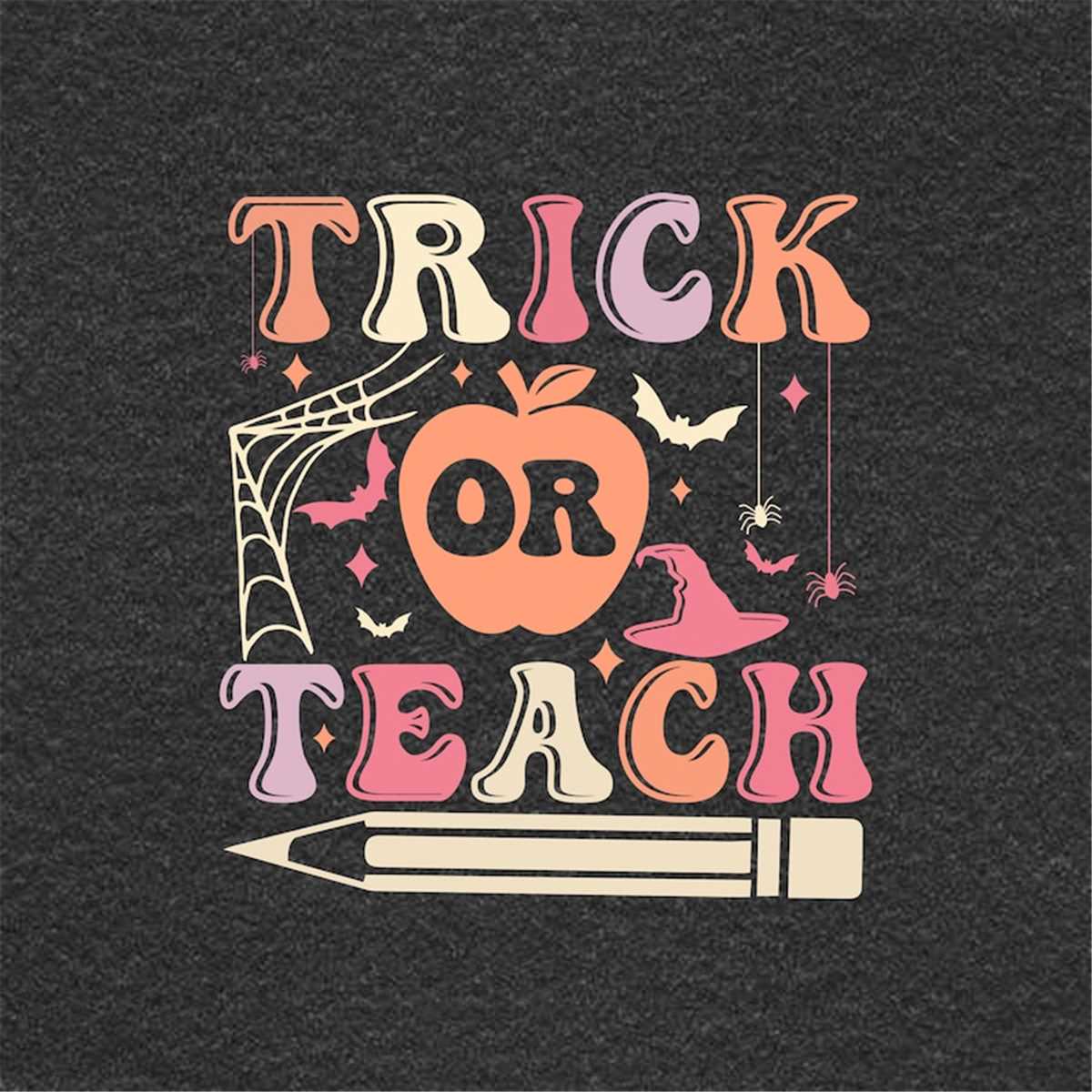 Trick or Teach Png, Teacher Halloween Png, Halloween PNG, Co | Inspire ...