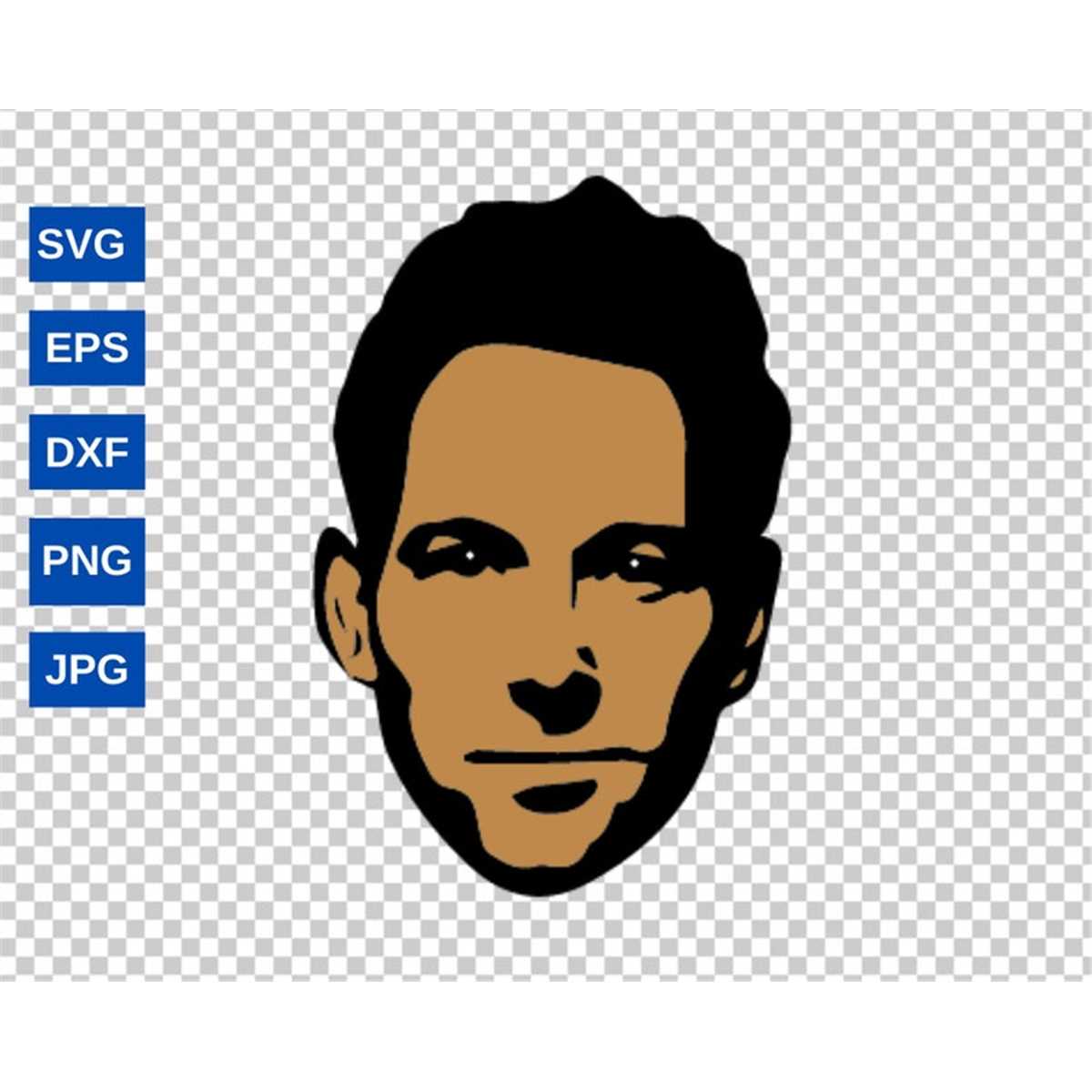 Paul Rudd Scott Lang Silhouette SVG | Inspire Uplift