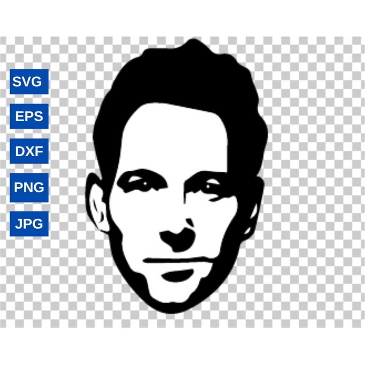 Paul Rudd Scott Lang Silhouette SVG | Inspire Uplift