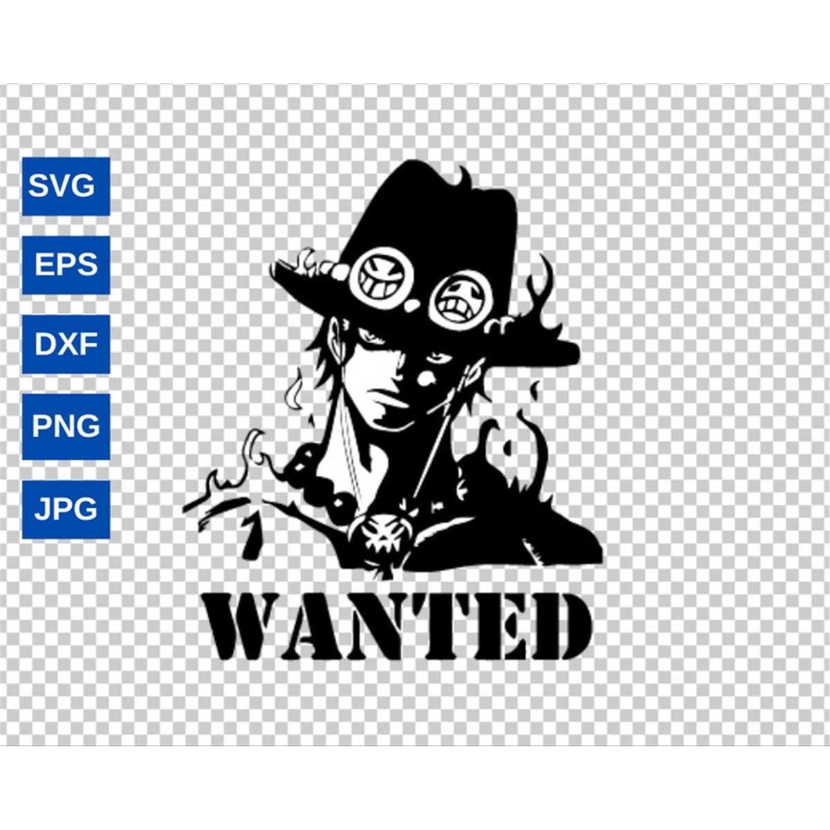 Anime Luffy SVG Cutting Files for the Cricut | Inspire Uplift