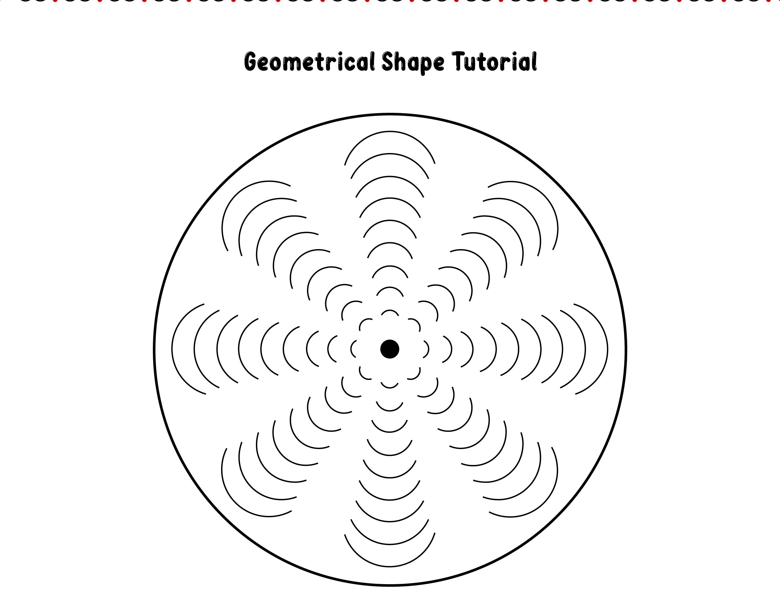 Mandala Stencil Tutorial 8 Section | Inspire Uplift