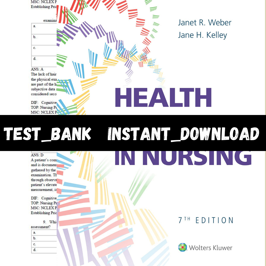 Test Bank for Health Assessment for Nursing Practice 7th Edi | Inspire ...