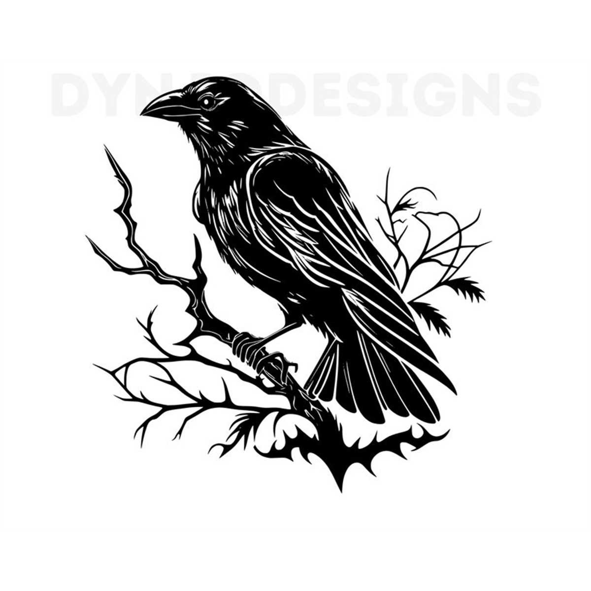 Crow Svg, Crow Clipart, Crow Png, Crow Head, Crow Cut Files - Inspire ...