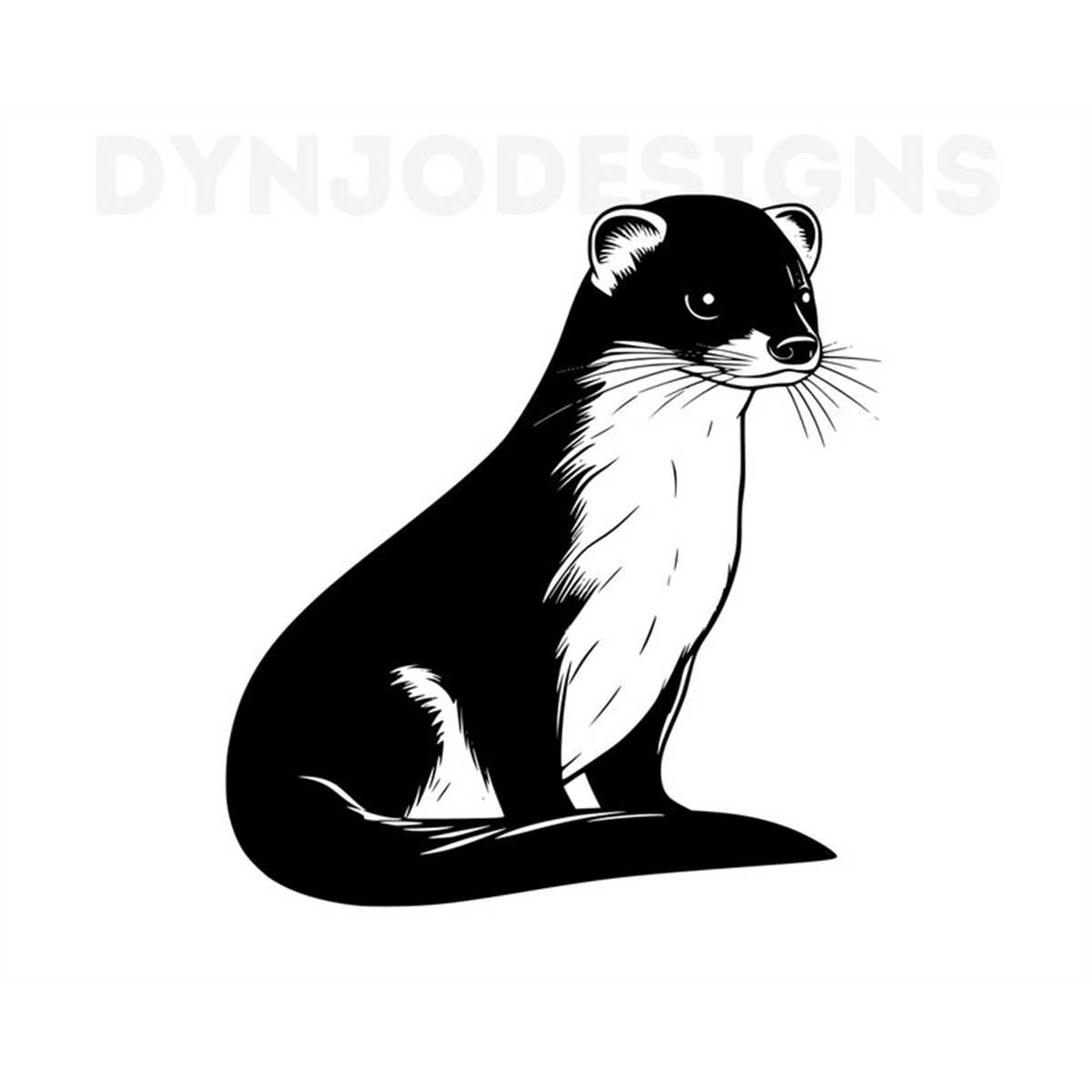 Stoat Svg, Stoat Clipart, Stoat Png, Stoat Head, Stoat Cut F | Inspire ...