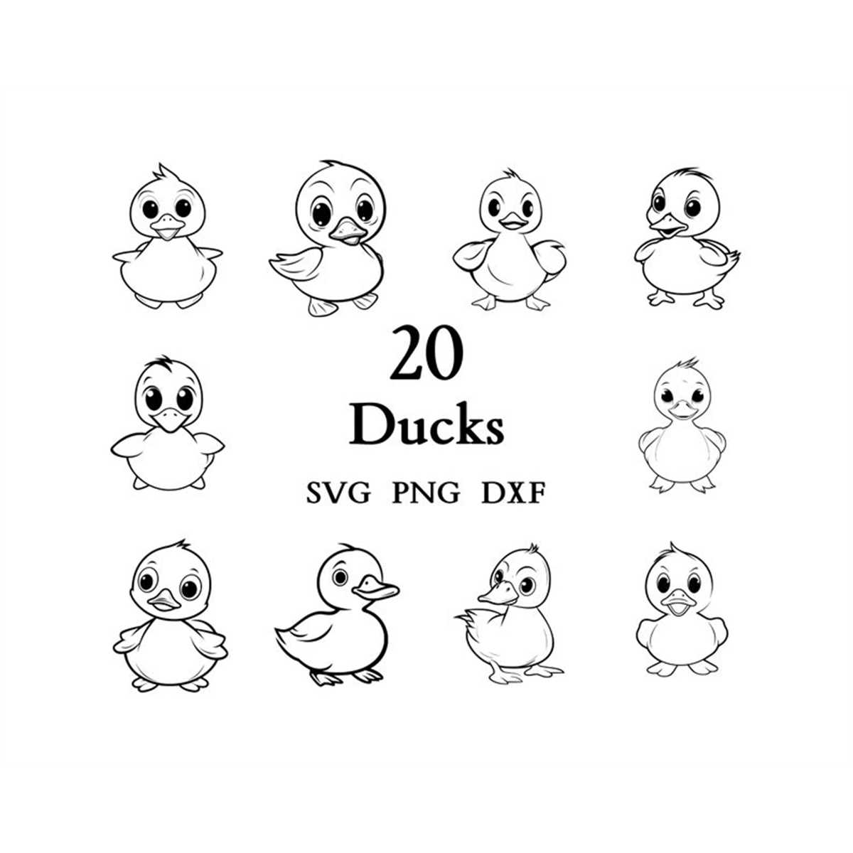 Duck Svg Bundle , Duck Svg , Cut Files for Cricut And Laser | Inspire ...