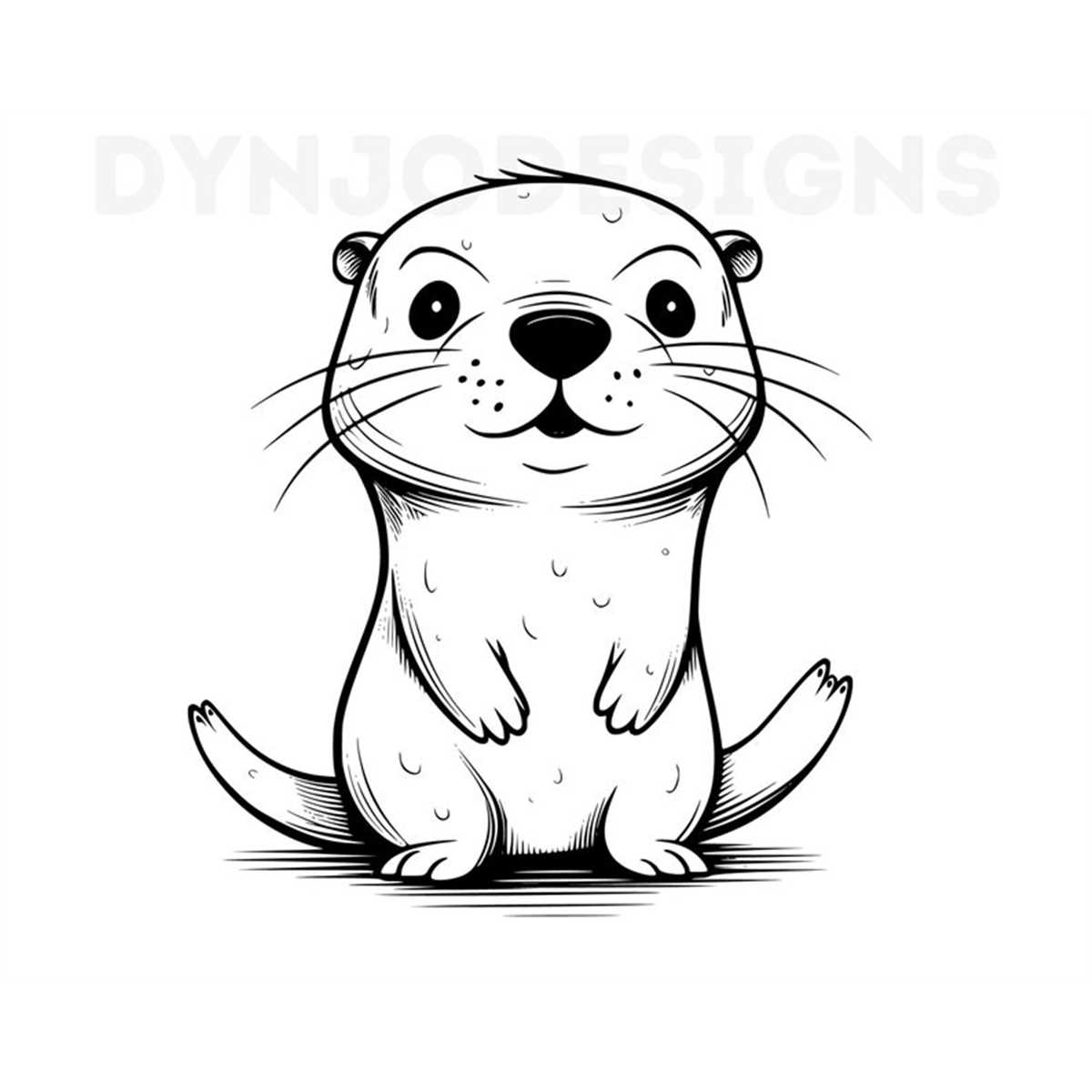 Otter Svg , Animal Svg , Cut file for cricut , Laser engravi | Inspire ...