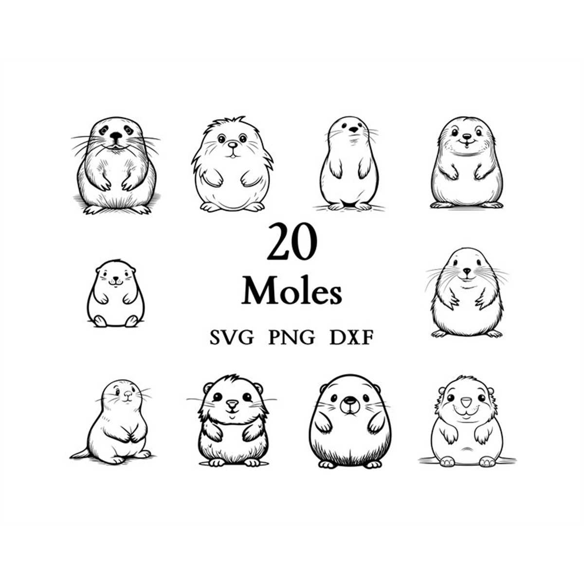 Mole Svg Bundle , Mole Svg , Cut Files for Cricut And Laser | Inspire ...
