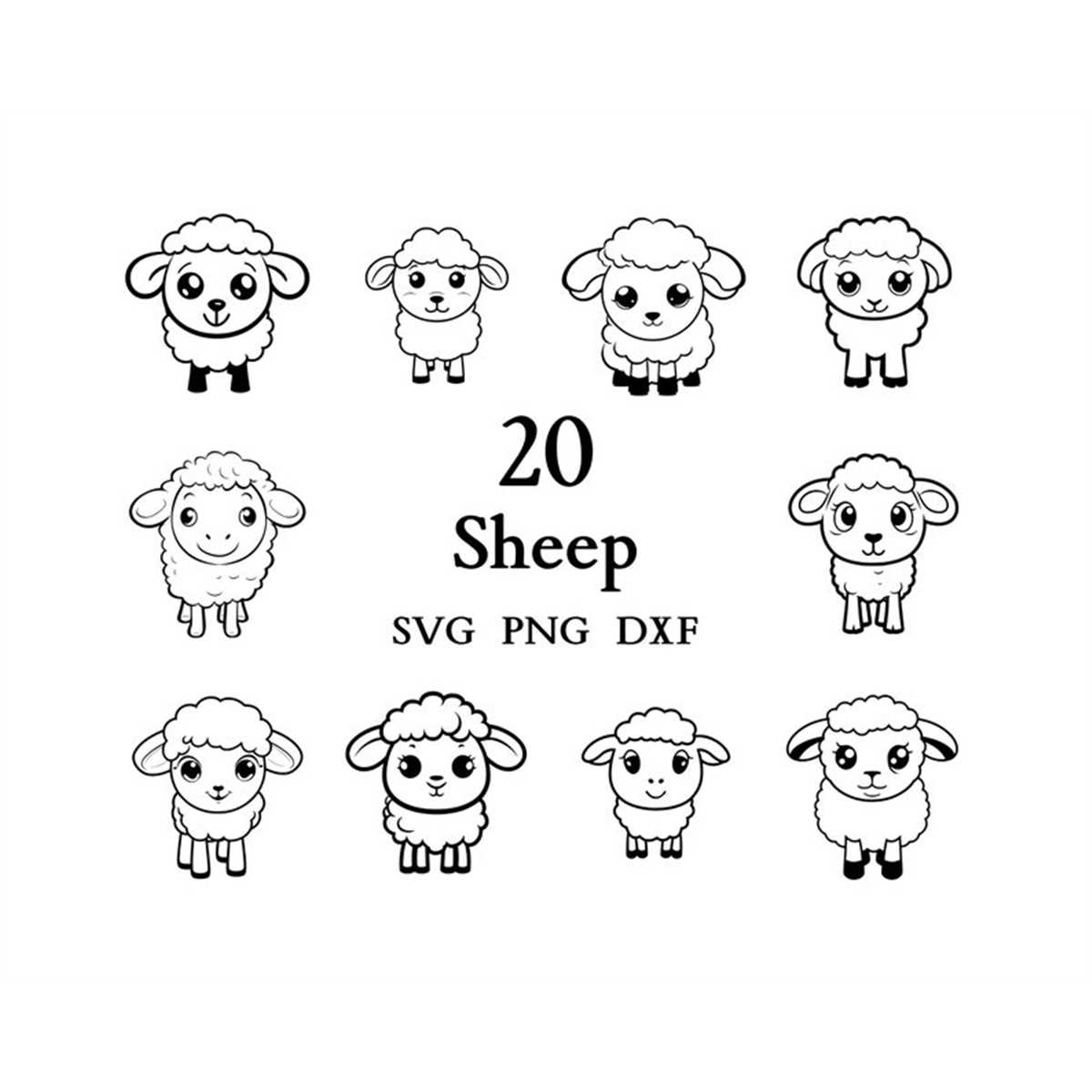 Sheep Svg Bundle , Sheep Svg , Cut Files for Cricut And Lase - Inspire ...