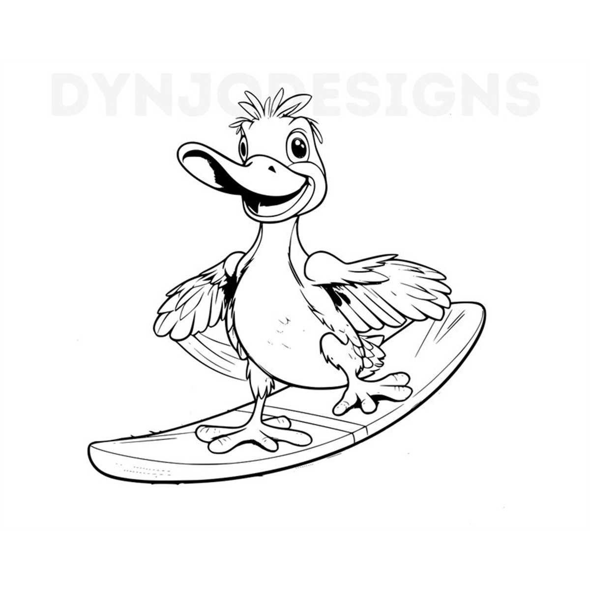 Surfing Duck Svg, Duck Svg, Summer Svg, Beach Svg, Surfer Sv - Inspire ...