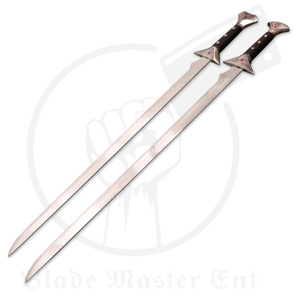 Drizzt Do'Urden Scimitar Sword Set Twinkle & Icingdeath Stee | Inspire ...